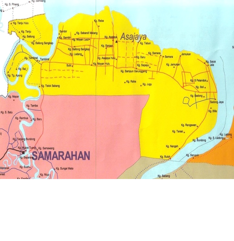 PETA DAERAH ASAJAYA - Portal Rasmi Pentadbiran Bahagian Samarahan